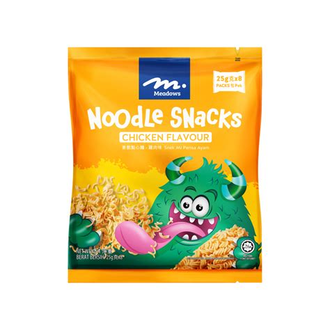 Meadows Chicken Noodle Snacks 8 X 25g Silver Quality Award 2023 From