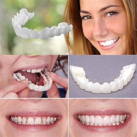 A Pair Upper And Lower High Quality Denture Instant Smile Comfort Fit