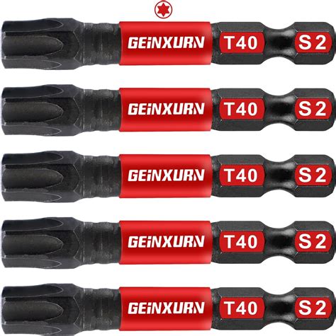 T40 T 40 Torx Star Driver Bit Color Coded T40 Torx Star Drive Quick
