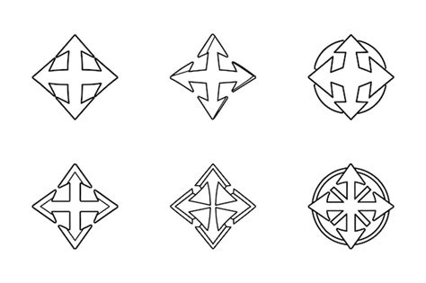 Expand Icon Bundle Set In Creative Vector Style Premium Ai Generated Vector