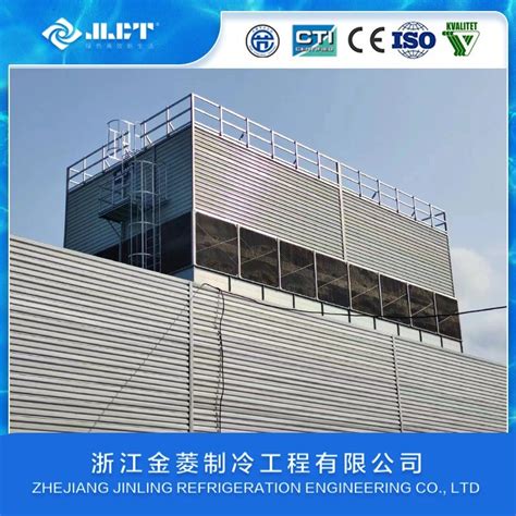 2cells Combined Frp Counter Flow Cooling Tower With 100 Thermal