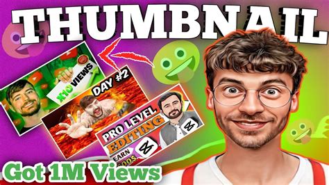 Create Eye Catching Thumbnail In Minute Big YouTuber Secrets YouTube
