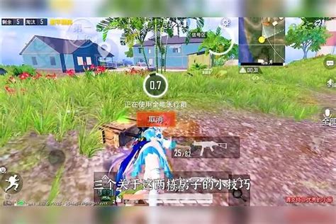 和平精英：度假岛，地图中心的蓝房子，这3个技巧一定要学会！度假地图房子