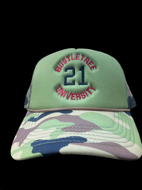 Camo Trucker Hustle Tree Cap Hustle Tree University