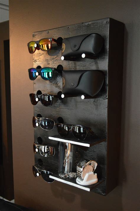 Diy Sunglasses Display Shelf Diy Sunglasses Diy Sunglasses Holder Sunglasses Display