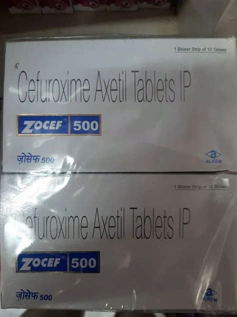 Zocef 500 Tab 125mg At Best Price In Agra Id 26742322555