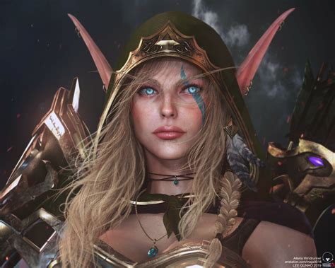 Artstation Alleria Windrunner Wow Edit