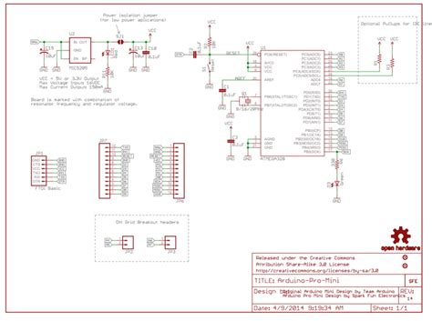 Arduino Mini Pro 328p 16mhz Voltage