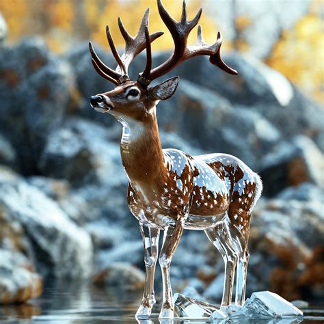 Download Ai Generated Deer Ice Royalty Free Stock Illustration Image Pixabay