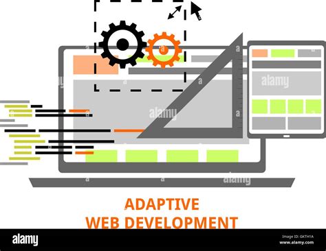 Vector Adaptive Web Development Stock Vector Image And Art Alamy