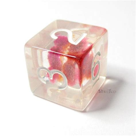 フラワーダイス【紫＆橙】6面サイコロ udrefl08 d6 サイコロ専門店ドラタコ ヤフー店 通販 yahoo ショッピング