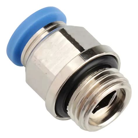 Conector Engate Rápido Tubo Pu 10mm X Rosca 1 4 Bsp 4 Peças