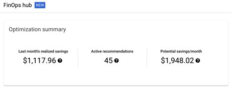 gcp finops hub finops score and benchmarking tutorial