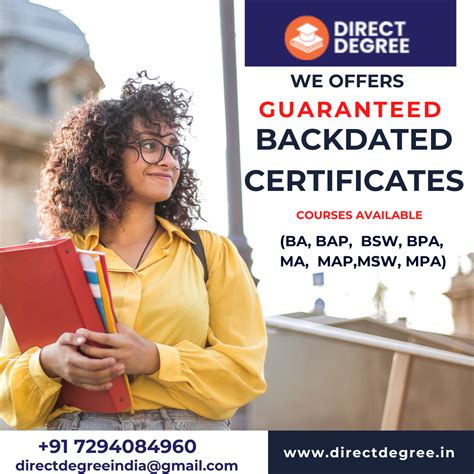 Backdated Degree With Verification Genuine Backdated Degree