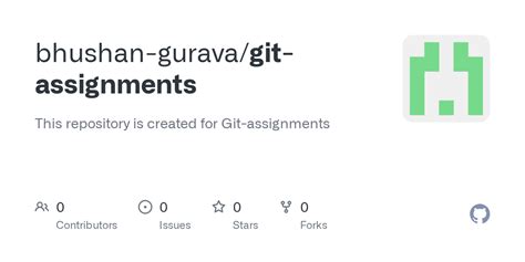 Github Bhushan Guravagit Assignments This Repository Is Created For
