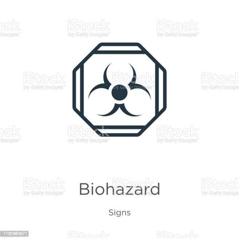 生物危害符號圖示載體時尚扁平生物危害符號圖示從標誌集合隔離在白色背景向量插圖可用於網頁和移動圖形設計徽標eps10向量圖形及更多保安圖片