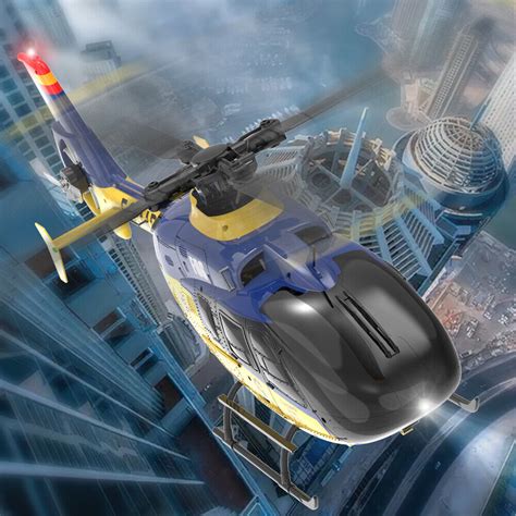 Ec135 Rc Helicopter W Light 1 36 F06 2 4g 6ch Direct Drive Brushless