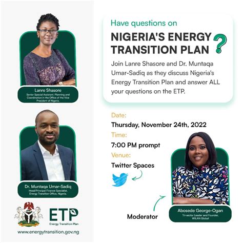 Nigerias Energy Transition Plan Etp On Linkedin Energytransitionplan