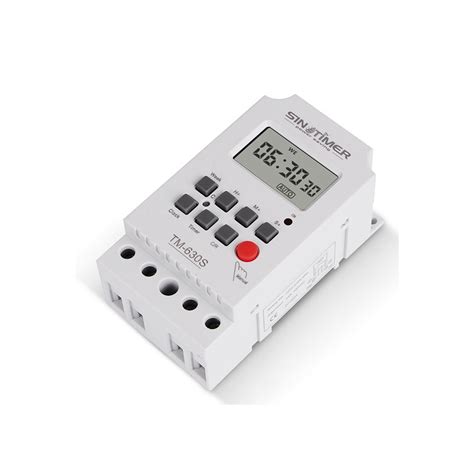 Sinotimer Tm630s 4 12vdc Lcd Digital Programmable Timer Switch With