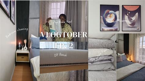 VLOGTOBER EP-2 : BEDROOM BENCH DIY | FABRIC SHOPPING | RUGS | PEP HOME ...