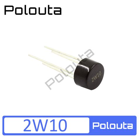 2w10硅桥式整流桥圆桥 2a 1000v 2w06 2w08单相整流器 Polouta虎窝淘