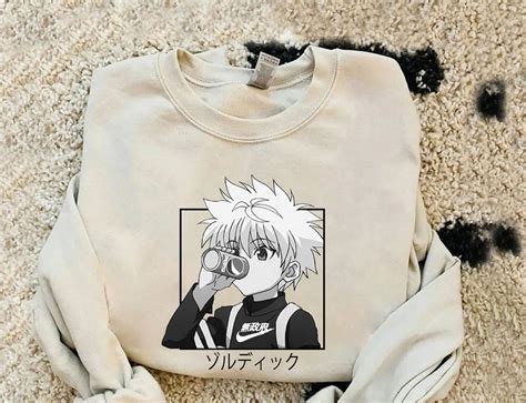 Hunter X Hunter Killua Zoldyck Sweatshirt Killua Sweatshirt Anime