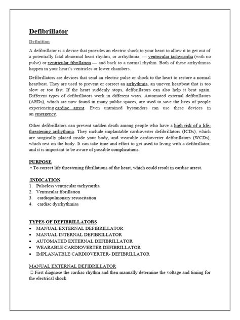 Defibrillator Pdf Cardiac Arrest Cardiopulmonary Resuscitation