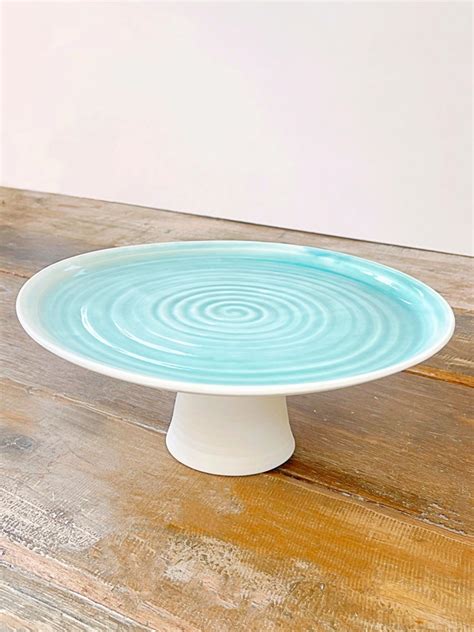 Personalised Large Ceramic Cake Stand Holly And Co