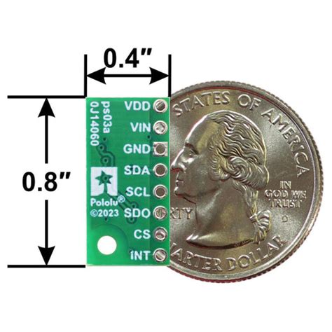 Pololu Lps22df Pressure Altitude Sensor Carrier With Voltage Regulator The Pi Hut