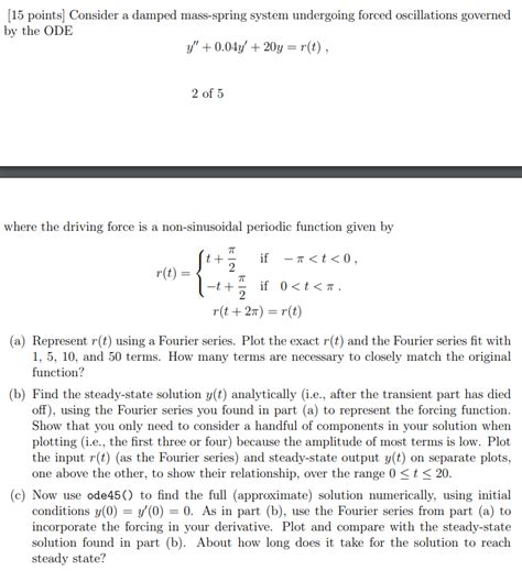 I Have Already Solved A And Half Of B But Would Like Chegg Com