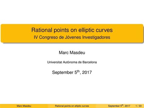 Rational Points On Elliptic Curves Pdf