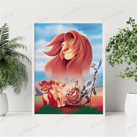 Buy The Lion King Simbas Pride Portrait Poster Online Free Shipping