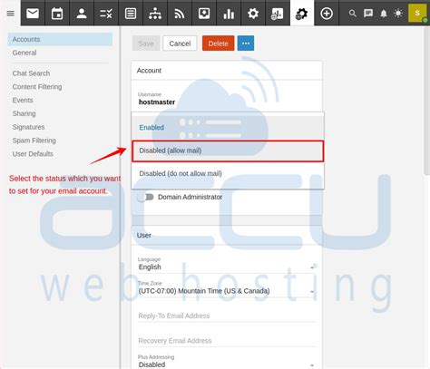 How To Disabledelete An Email User In Smartermail 16 Accuwebhosting