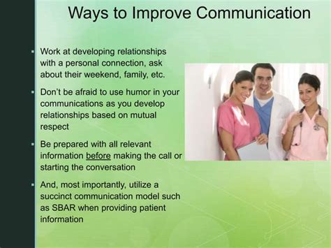 Sbar Communication Model Ppt
