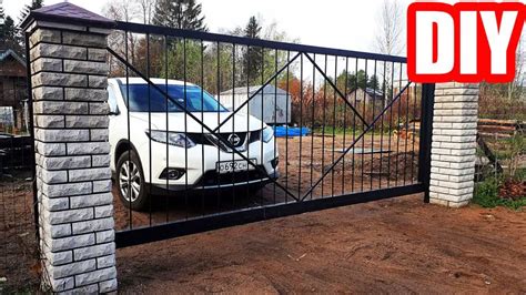 Budget Friendly Diy Sliding Gate