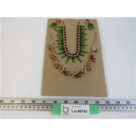 Vintage Necklaces Bodnarus Auctioneering