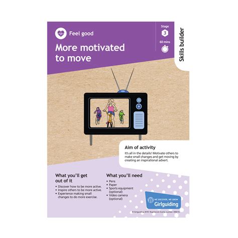 Skills Builder Resource Be Well Feel Good Stage 3 Girlguiding