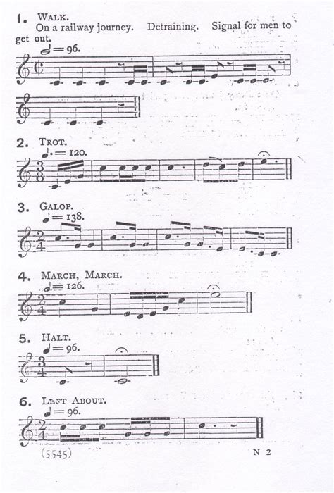 German Army Bugle Calls