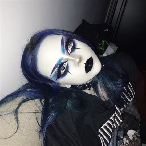 Goth Girl Blue Идеи макияжа Макияж для глаз Макияж глаз