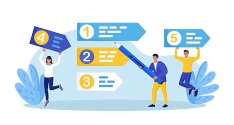 Premium Vector Prioritization Businessmen Set Work Priority Arrange To Do List Employees