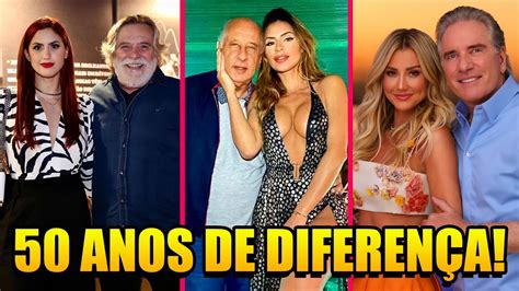 CASAIS FAMOSOS GRANDE DIFERENÇA DE IDADE MeioClick News