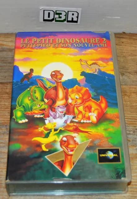 CASSETTE VIDEO VHS DESSIN ANIME PETIT DINOSAURE Petit Pied Et Son Nouvel Ami EUR