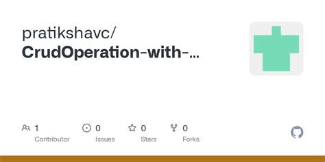 Github Pratikshavc Crudoperation With Resttemplate