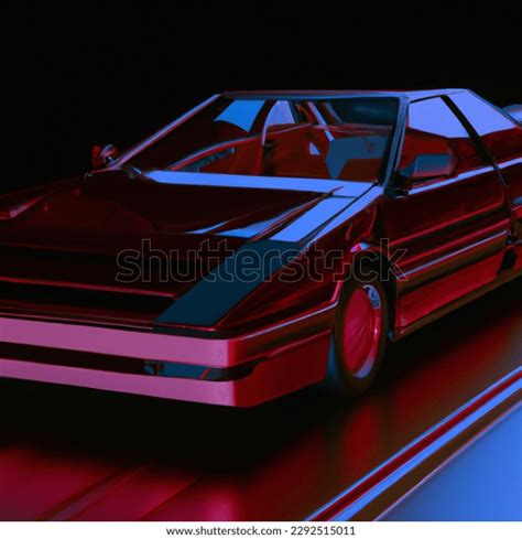 「metallic 3d Image Kavinsky Synth Wave」のai生成画像、2292515011 Shutterstock