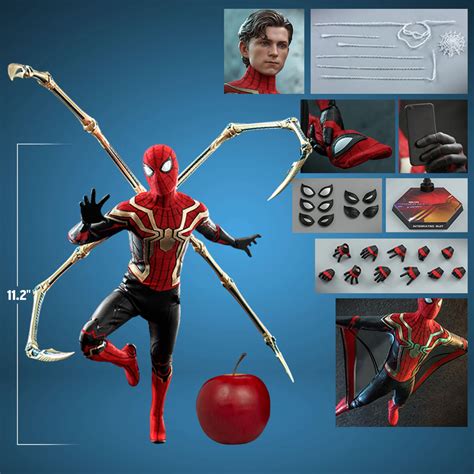 Hot Toys Spider Man No Way Home Spider Man Traje Integrado Estandar Escala