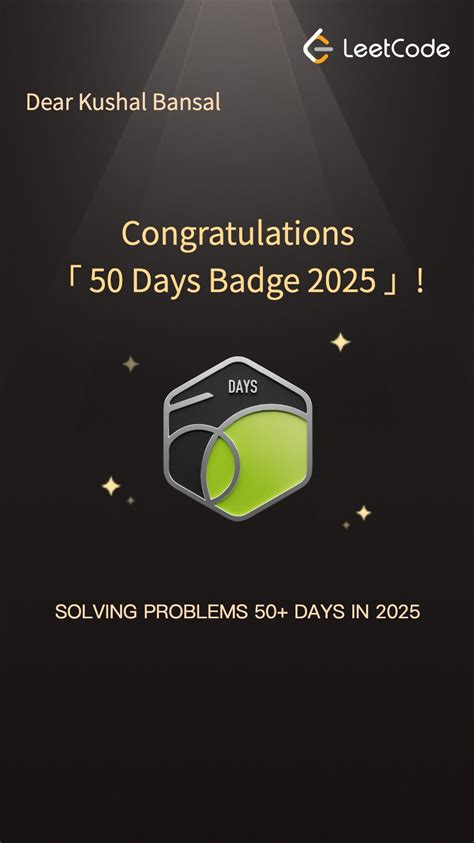 Leetcode Consistency2025 Coding Problemsolving Dsa Kushal Bansal