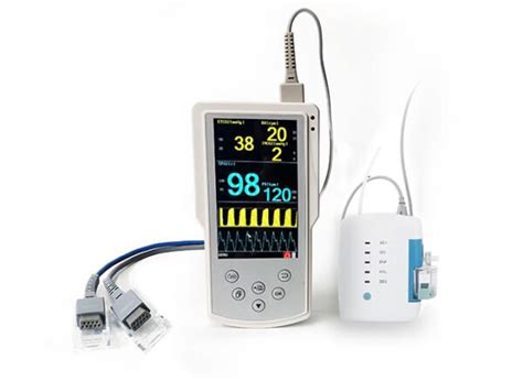 Portable Capnoxi Capnography Gas Analyzer Display With Spo2 Monitor