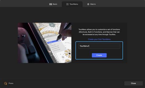 Tourbox Tutorial How To Use Tourmenu