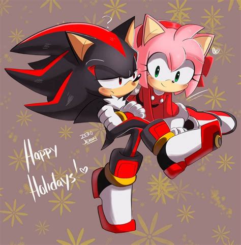 Shadow X Amy By Zer0jenny On Deviantart Shadow And Amy Sonic And Amy