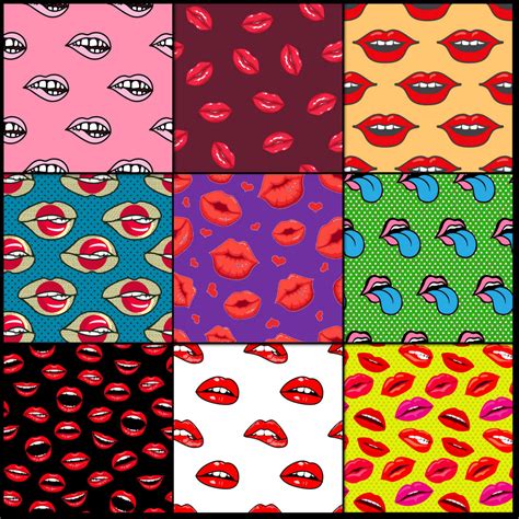 Solve Lip Patterns 3 Jigsaw Puzzle Online With 324 Pieces